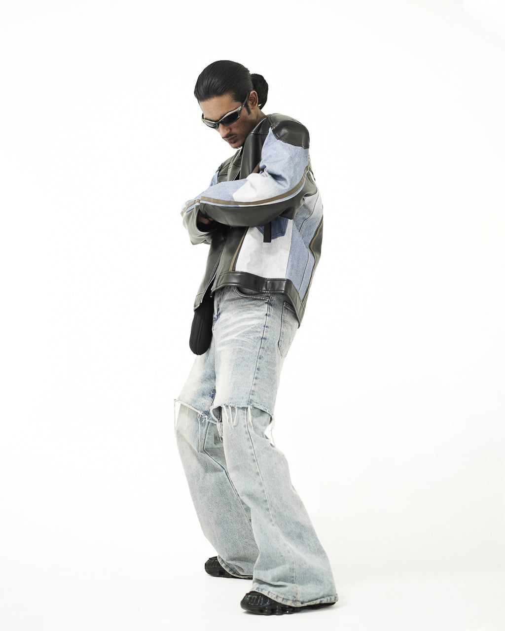 DENIM MIX JACKET – Kardano